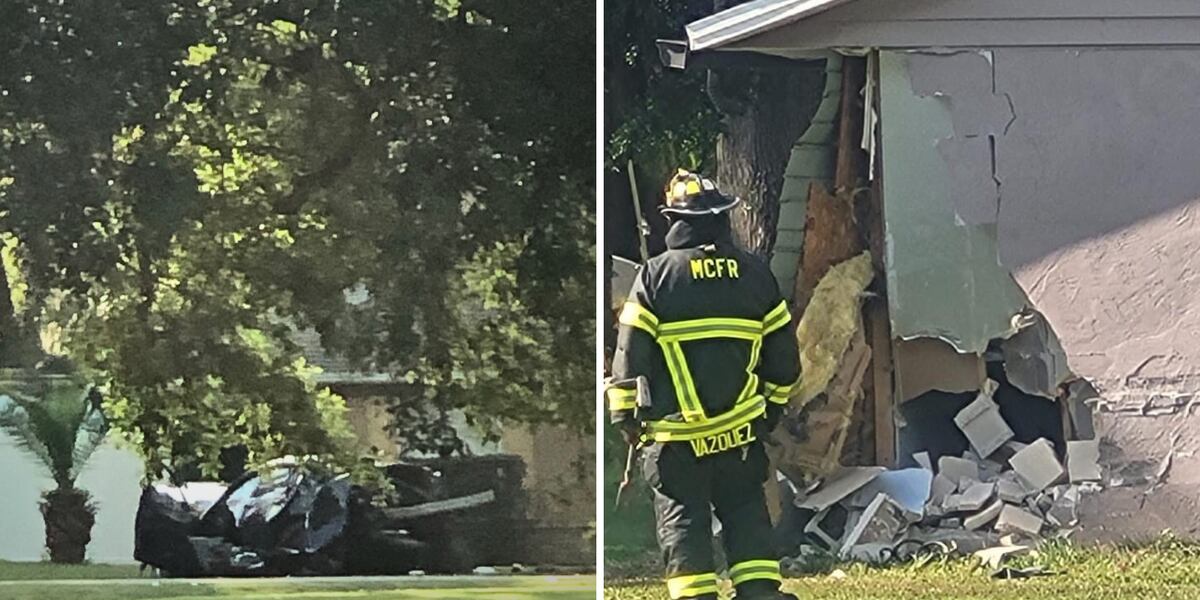 Man Flees From Traffic Stop Crashes Into House In Marion County