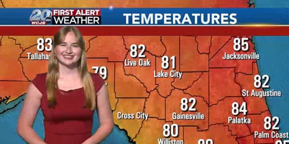 WCJB First Alert Weather Forecast | 4 p.m. Tuesday WCJB First Alert Weather Forecast | 4 p.m. Tuesday
