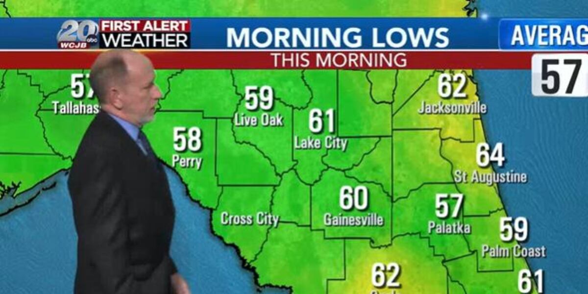 WCJB First Alert Weather Forecast | Noon Tuesday WCJB First Alert Weather Forecast | Noon Tuesday