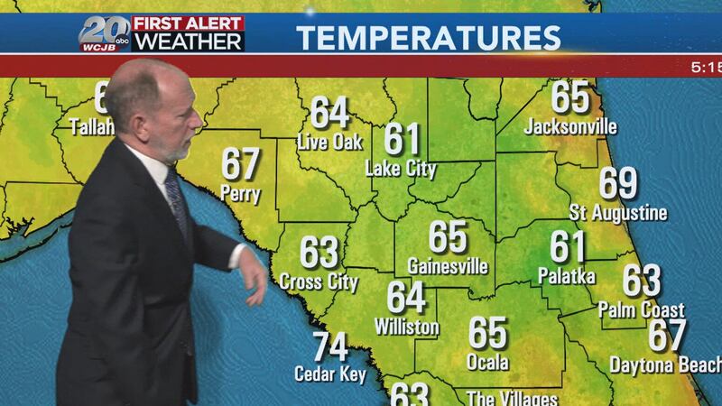 WCJB First Alert Weather Forecast | 5 a.m. Friday WCJB First Alert Weather Forecast | 5 a.m. Friday