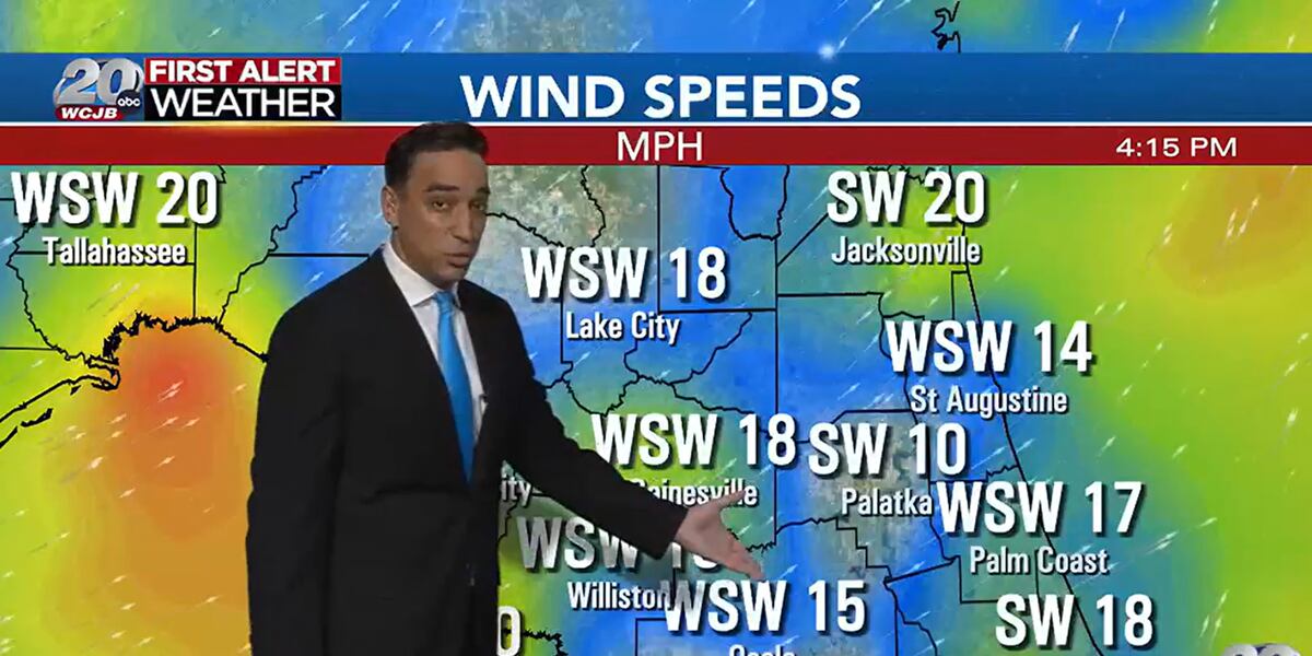 WCJB First Alert Weather Forecast | 4 p.m. Friday WCJB First Alert Weather Forecast | 4 p.m. Friday